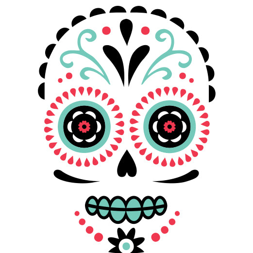 Sugar Skull 2 | Print & Cut File – CraftSmithco