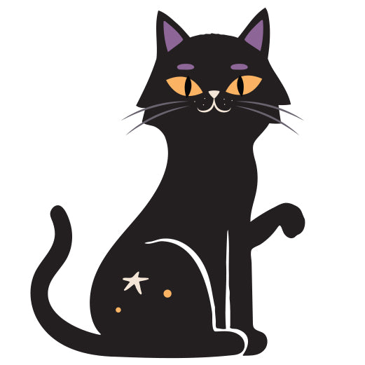 Black Cat | Print & Cut File – CraftSmithco