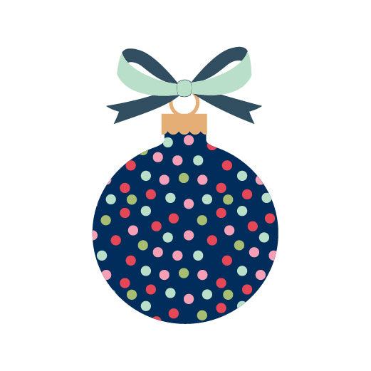 Blue Dots Ornament | Print & Cut File – CraftSmithco