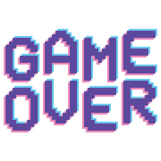 Game Over | Print & Cut File – CraftSmithco