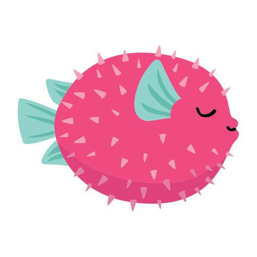 Pink Pufferfish | Print & Cut File – CraftSmithco