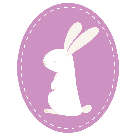 Purple Bunny Frame | Print & Cut File – CraftSmithco