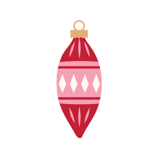 Red Pink Ornament | Print & Cut File – CraftSmithco
