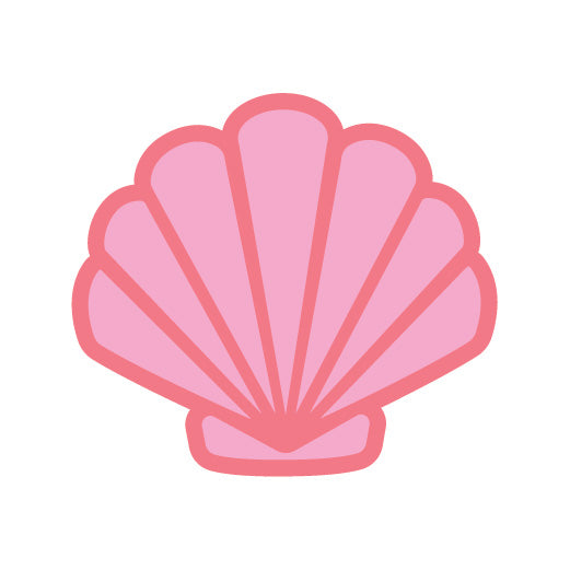 Pink Shell | Print & Cut File – CraftSmithco