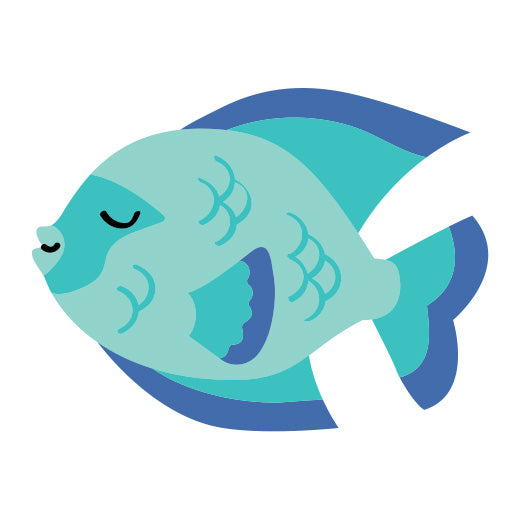 Teal Tropical Fish | Print & Cut File – CraftSmithco